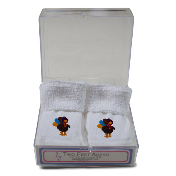 Baby Appliqued Gift Box Booties (555) – Two Feet Ahead